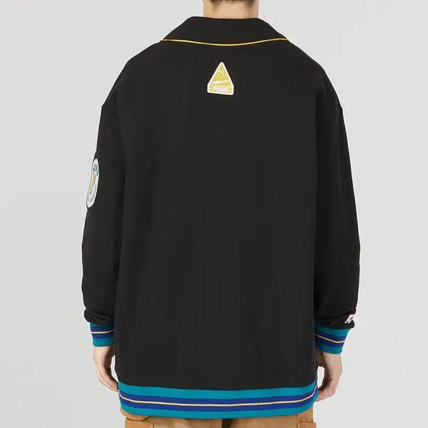 PUMA Team Badge V-neck Jacket - Black