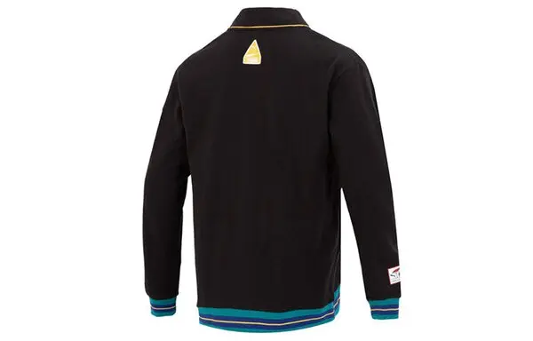 PUMA Team Badge V-neck Jacket - Black