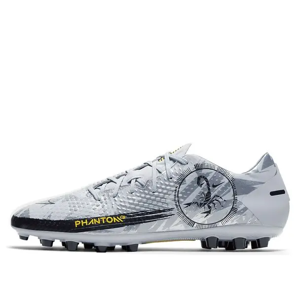 Nike Phantom Gt Ag Artificial Grass Cleats - Grey/black/silver