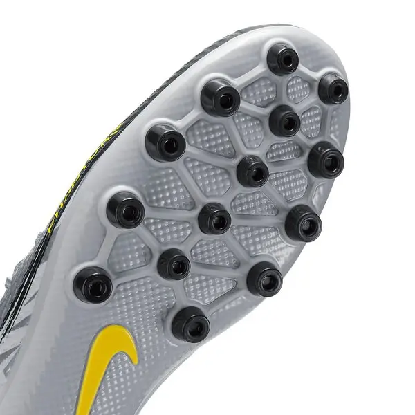 Nike Phantom Gt Ag Artificial Grass Cleats - Grey/black/silver