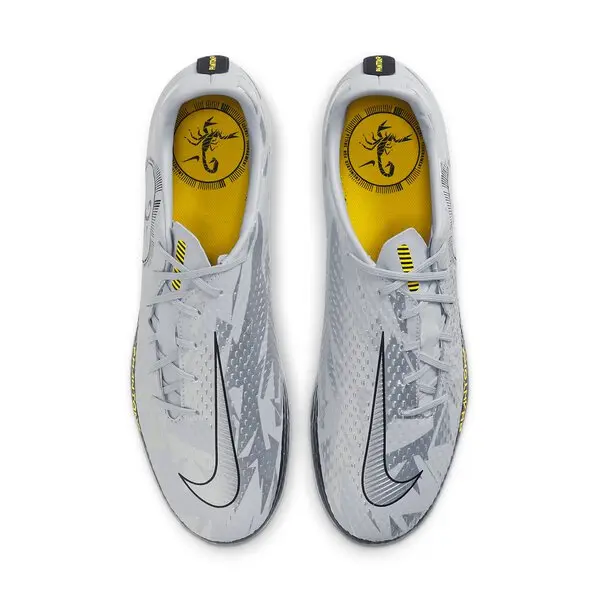 Nike Phantom Gt Ag Artificial Grass Cleats - Grey/black/silver