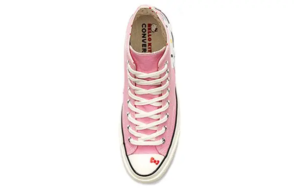 CONVERSE Chuck 70 Canvas Hi Top With Hello Kitty Embellishments - Pink/blue