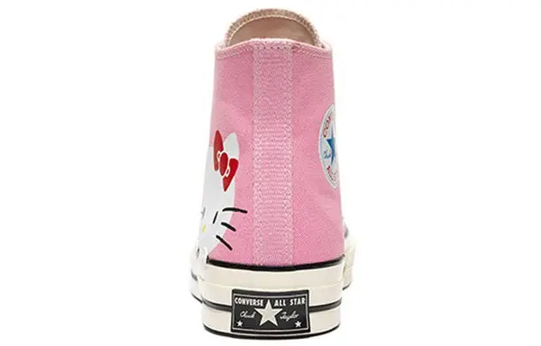 CONVERSE Chuck 70 Canvas Hi Top With Hello Kitty Embellishments - Pink/blue