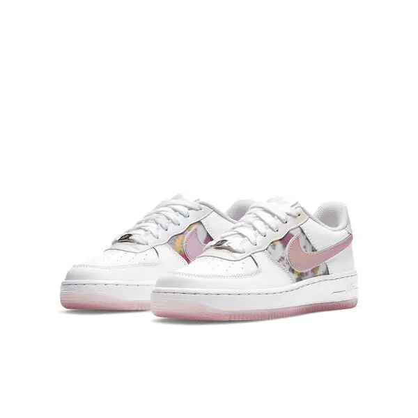 Nike Force 1 Lv8 Floral Sneakers - White/pink