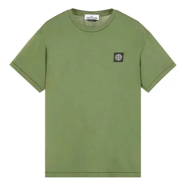 Stone Island Logo Patch T-shirt - Sage