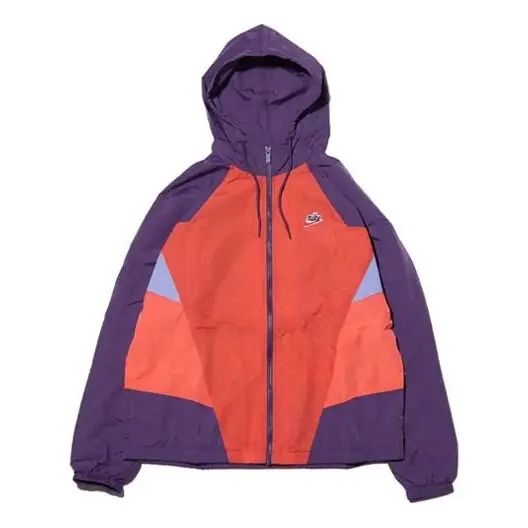 Nike Heritage Windrunner Splicing Hooded Woven Jacket - Colorblock