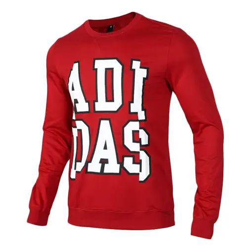 Adidas Neo Large Logo Printing Round Neck Pullover