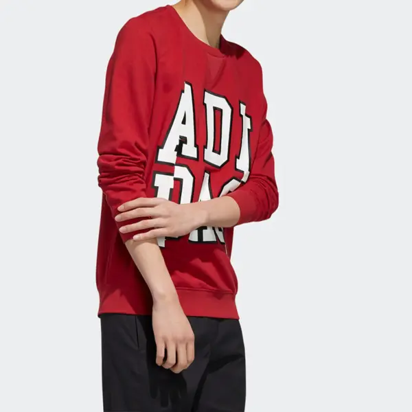 Adidas Neo Large Logo Printing Round Neck Pullover