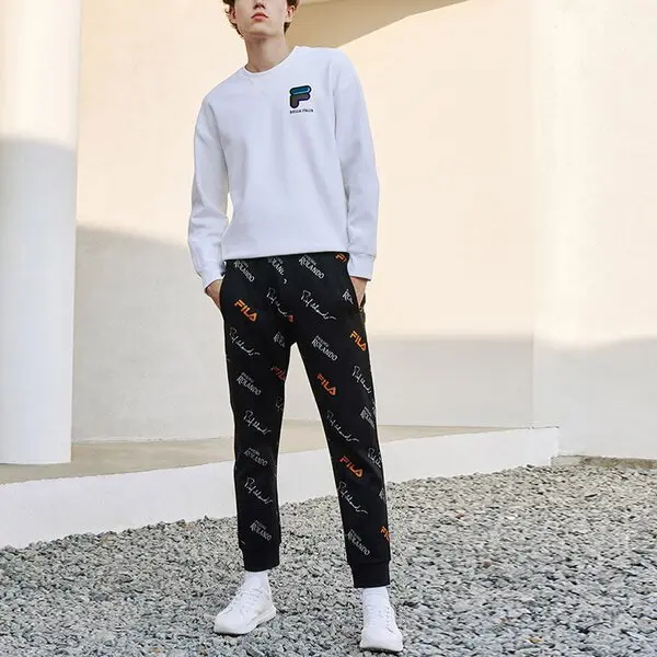 FILA Monogrammed Knitted Trousers