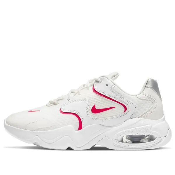 Nike Max 2x "white Siren Red" Sneakers - White/red/silver