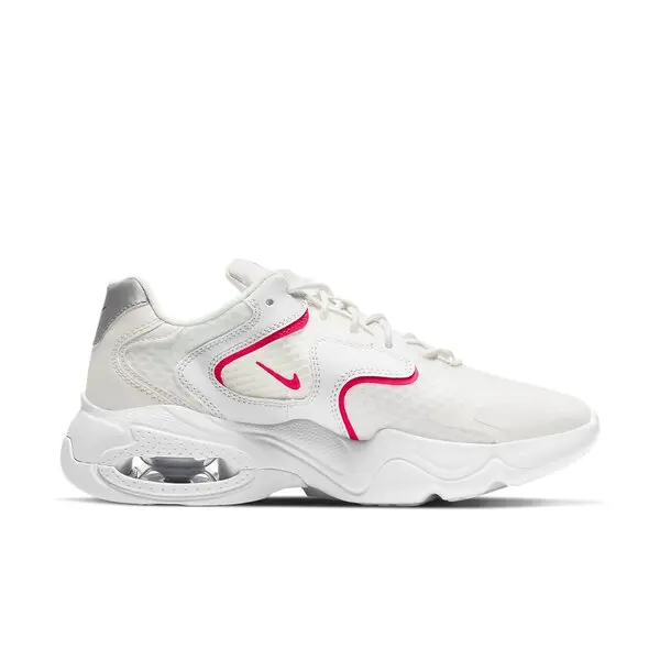Nike Max 2x "white Siren Red" Sneakers - White/red/silver
