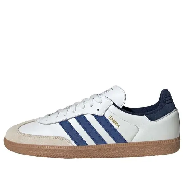 Adidas Samba Og Sneakers - Core White/royal Blue/night Indigo