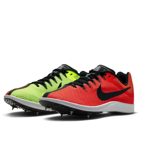 Nike Zoom Rival Distance Spikes - Red/green