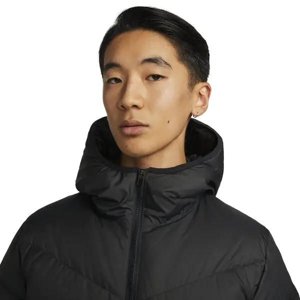 Nike Hooded Puffer Jacket - Black