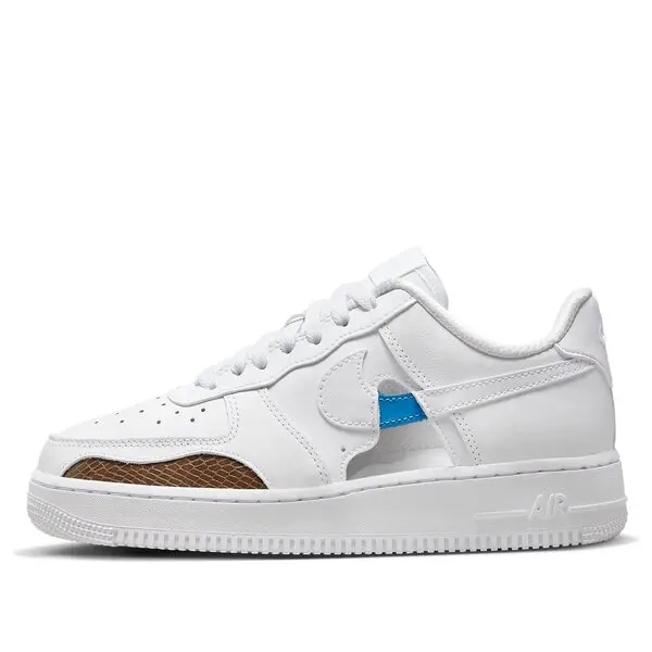 Nike Force 1 '07 Lx "see Through White - White/blue