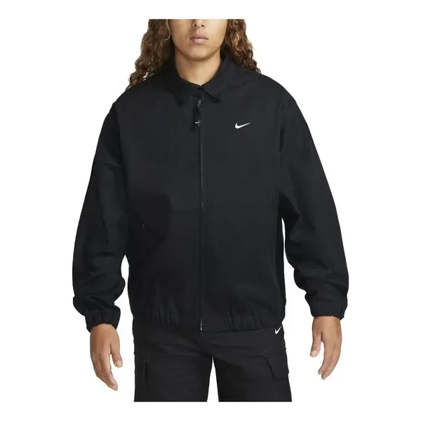 Nike Lightweight Zip-up Jacket - Black/white