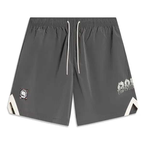 LI-NING Badfive Dry Freeze Shorts - Dark Grey/white
