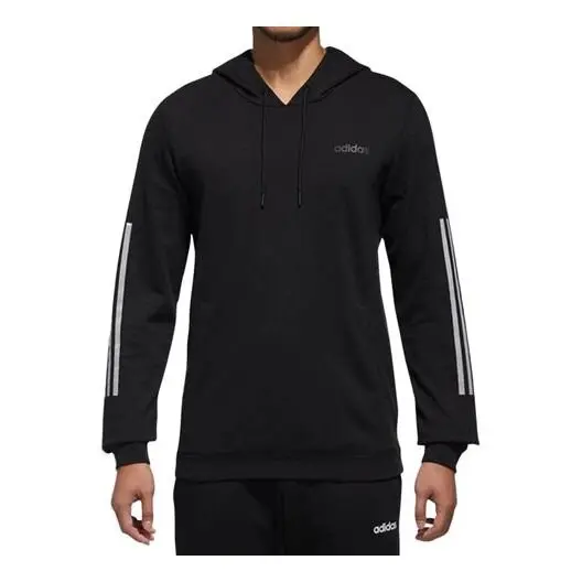 Adidas Neo Ce 3s Hdy Sports Casual Hooded Sweater - Black