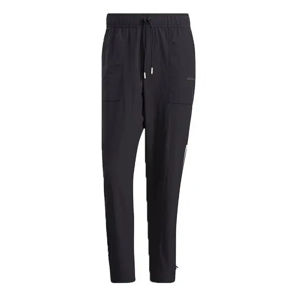 Adidas Neo Sw Lw Tp Casual Sports Lacing Breathable Long Pants - Black