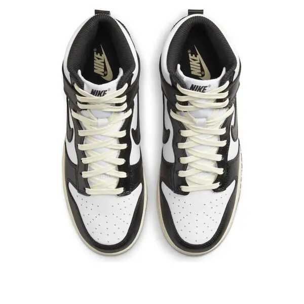 Nike Dunk High Vintage Black Sneakers - Black/white