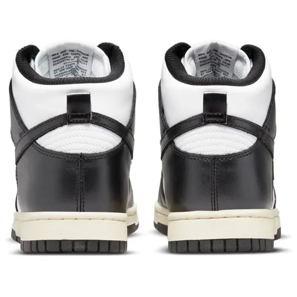 Nike Dunk High Vintage Black Sneakers - Black/white