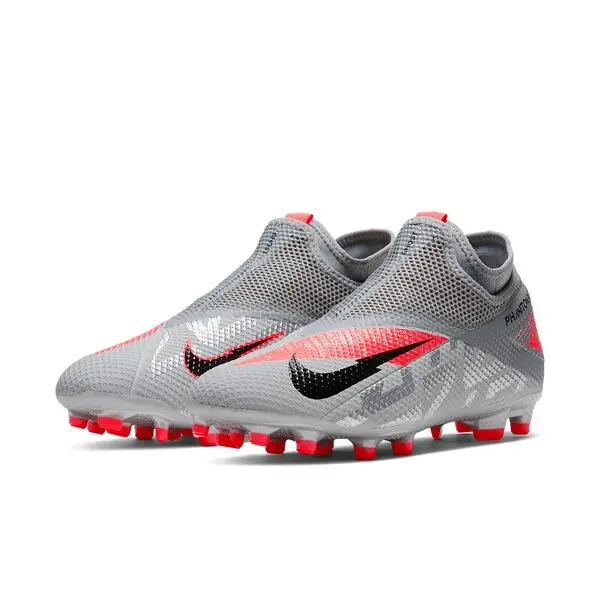 Nike Phantom Vision 2 Academy Dynamic Fit Mg - Silver/red/black