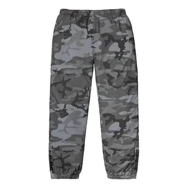 Supreme Reflective Camo Warm Up Pant - Black