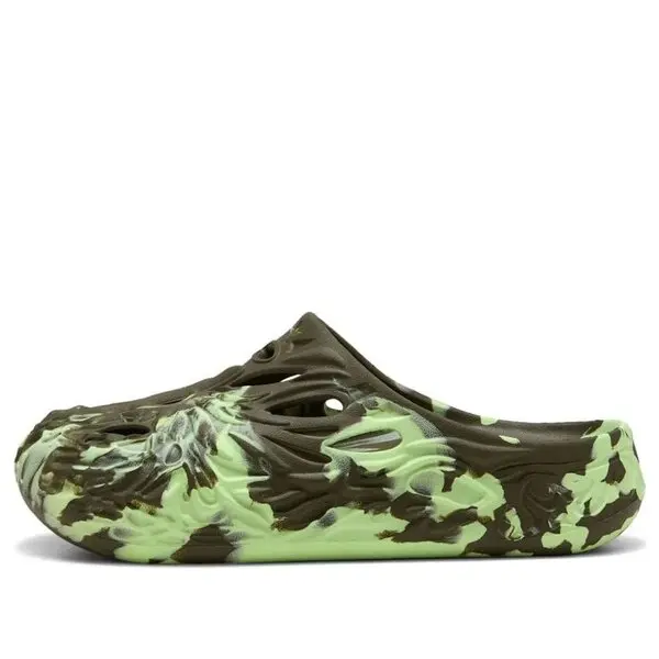PUMA Mb.04 Slides - Dark Olive/fizzy Light