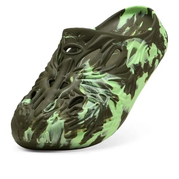 PUMA Mb.04 Slides - Dark Olive/fizzy Light