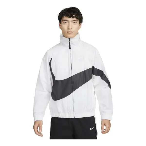 Nike Swoosh Large Logo Woven Jacket - White