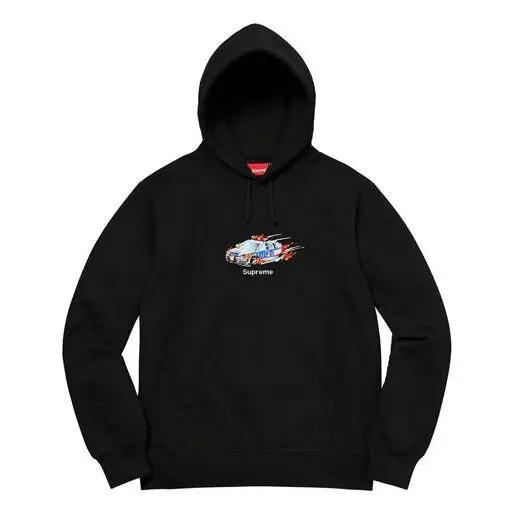 Supreme Cop Car Hooded Sweatshirt - Black
