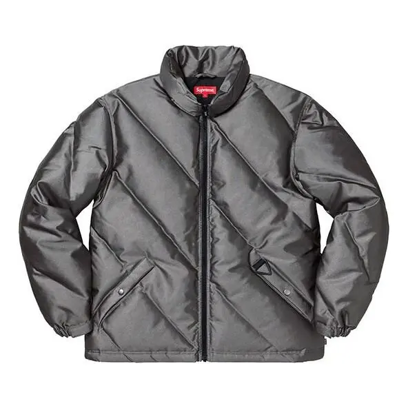 Supreme Iridescent Puffy Jacket - Black