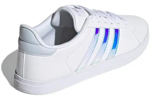 Adidas Courtpoint White Iridescent Sneakers - White/blue