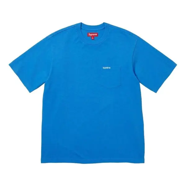 Supreme Ss26 S/s Pocket T-shirt - Blue
