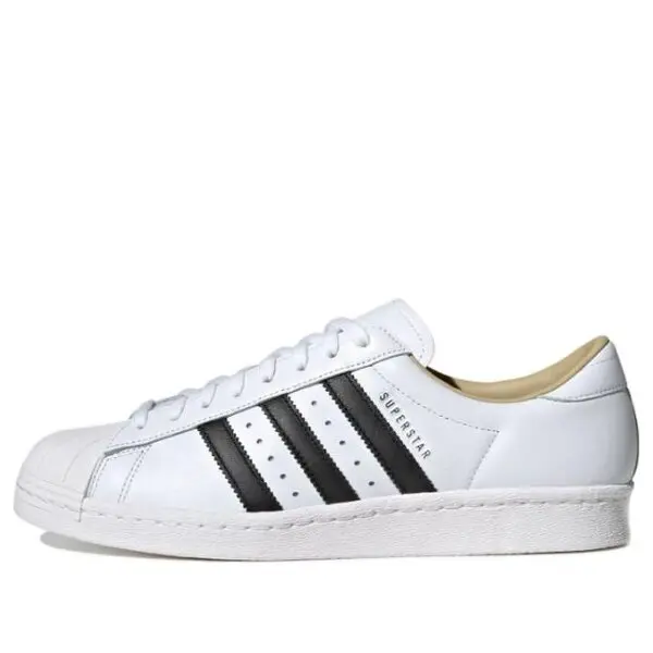 Adidas Originals Superstar 80s Low Top Sneakers - White/black