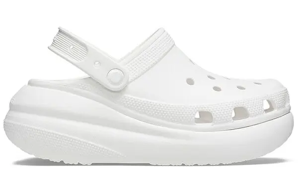 CROCS Classic Crush Clog - White