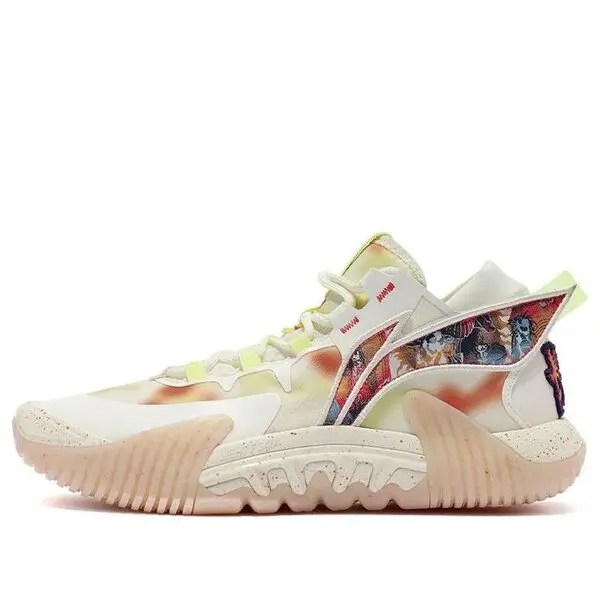 LI-NING Badfive 2 Low "vanilla White" Sneakers - White/yellow
