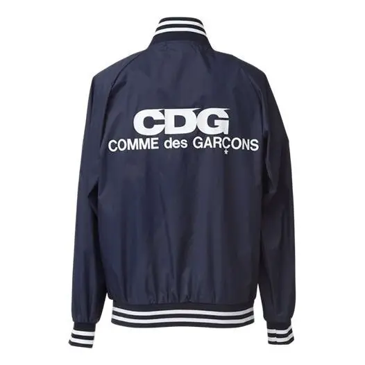 Comme Des Garçons Varsity Jacket - Navy