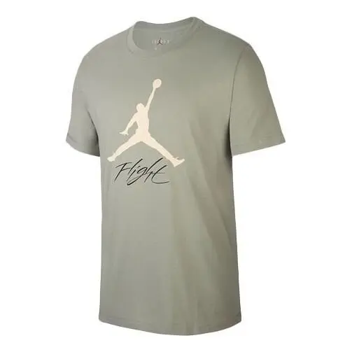 JORDAN Jumpman Flight Short Sleeve T-shirt - Gray