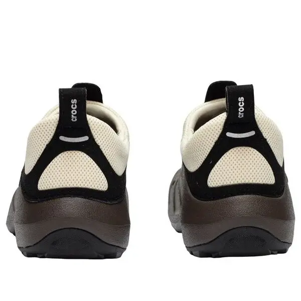 CROCS Quick Trail Clogs - Brown/white/black