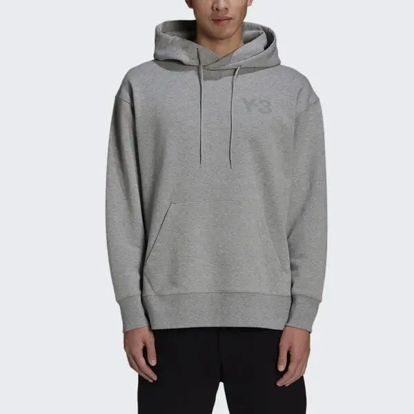 Adidas Y-3 Logo Drawstring Hoodie