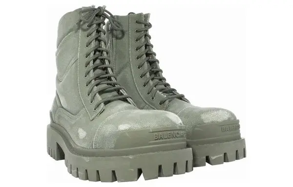 Balenciaga Combat Strike Boots - Green