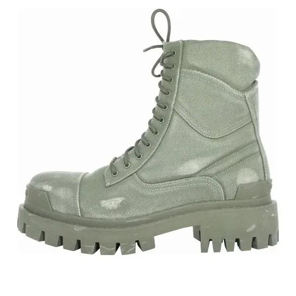 Balenciaga Combat Strike Boots - Green