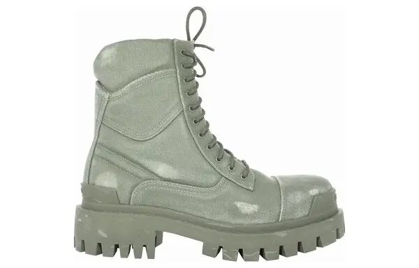Balenciaga Combat Strike Boots - Green