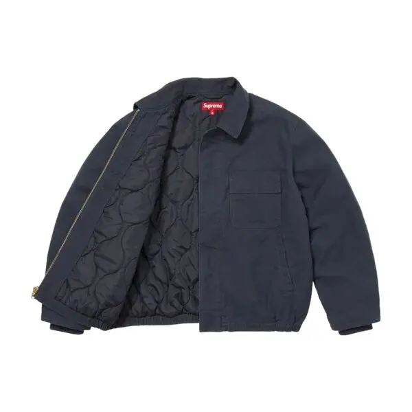 Supreme X Cordura Ss26 Twill Utility Jacket - Navy