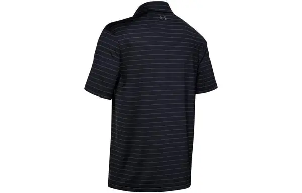 Under Armour Playoff Core Stripe Polo Shirt - Black
