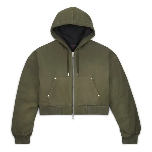 JORDAN X Travis Scott Canvas Hooded Jacket - Cargo Khaki