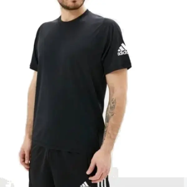 Adidas Freelift Ultimate Aeroready D2m T-shirt Asia Sizing 'black Whtie