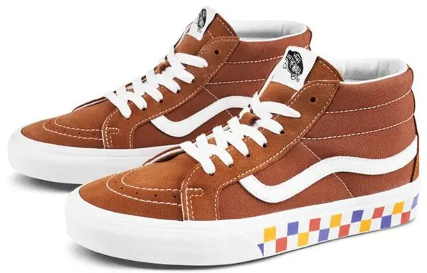VANS Sk8-mid Reissue High Top Sneakers - Orange