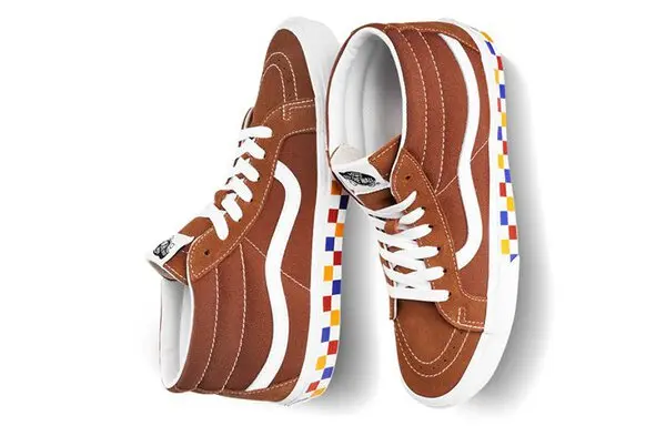 VANS Sk8-mid Reissue High Top Sneakers - Orange